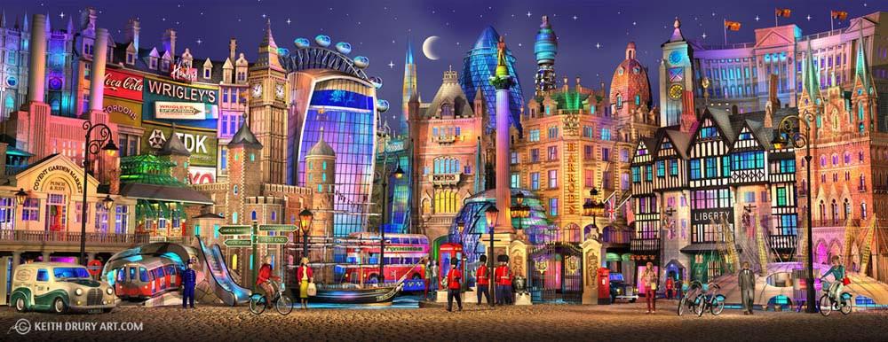 London Way Canvas Edition – Keith Drury Art