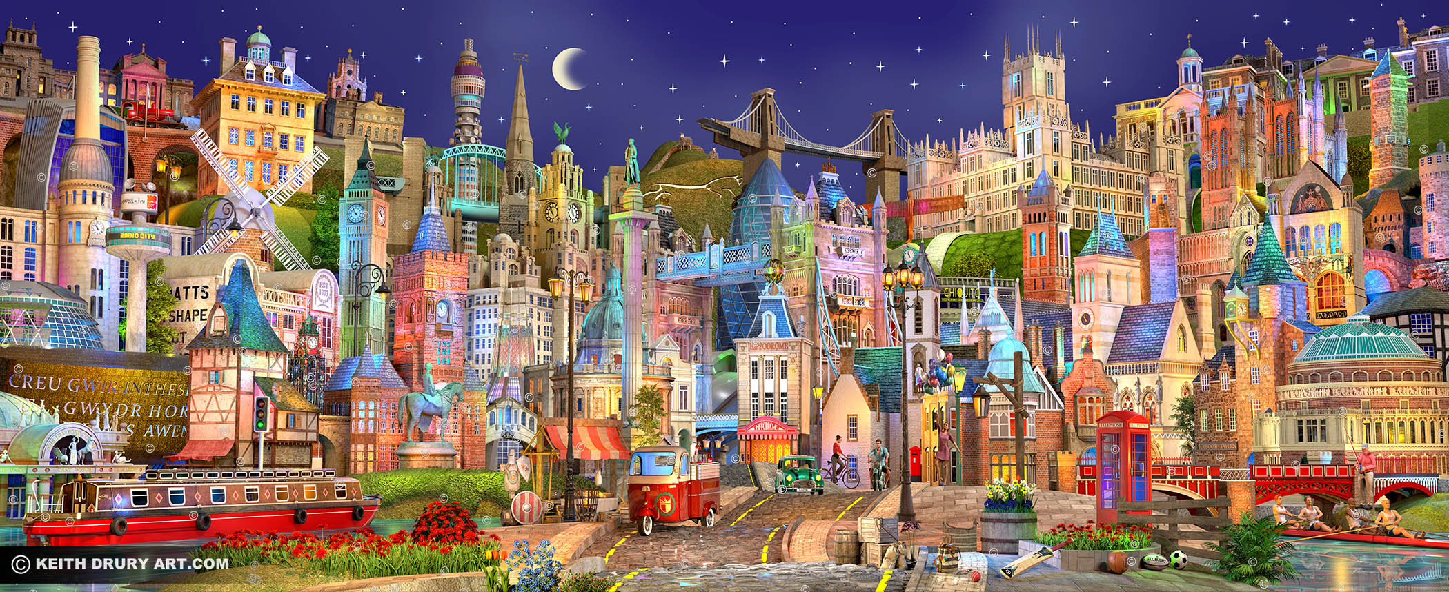 Keith Drury Art: World’s most colourful art. Taking the UK by storm.