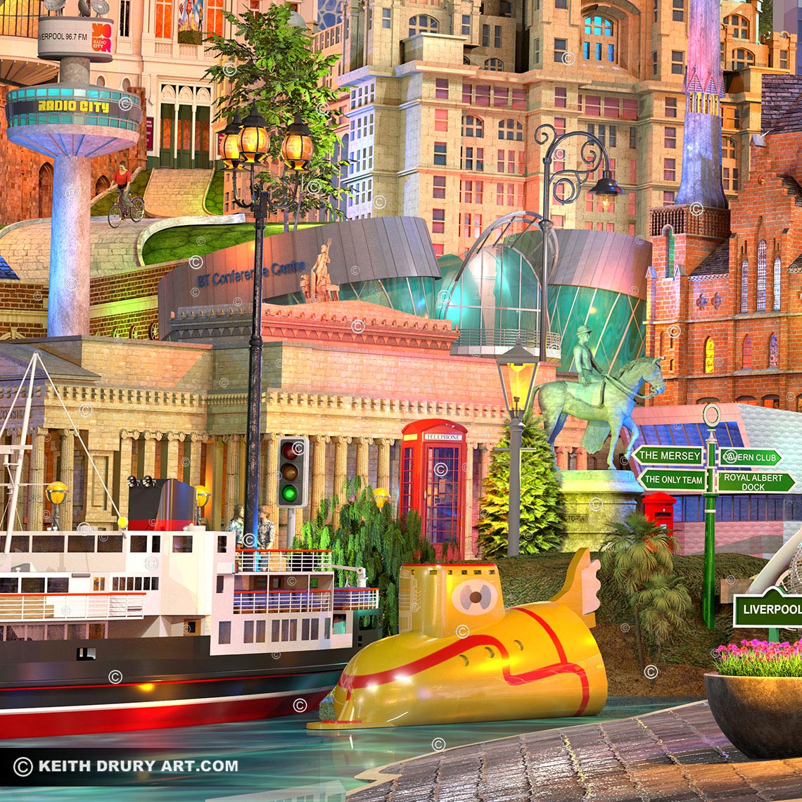 Keith Drury Art: World’s most colourful art. Taking the UK by storm.