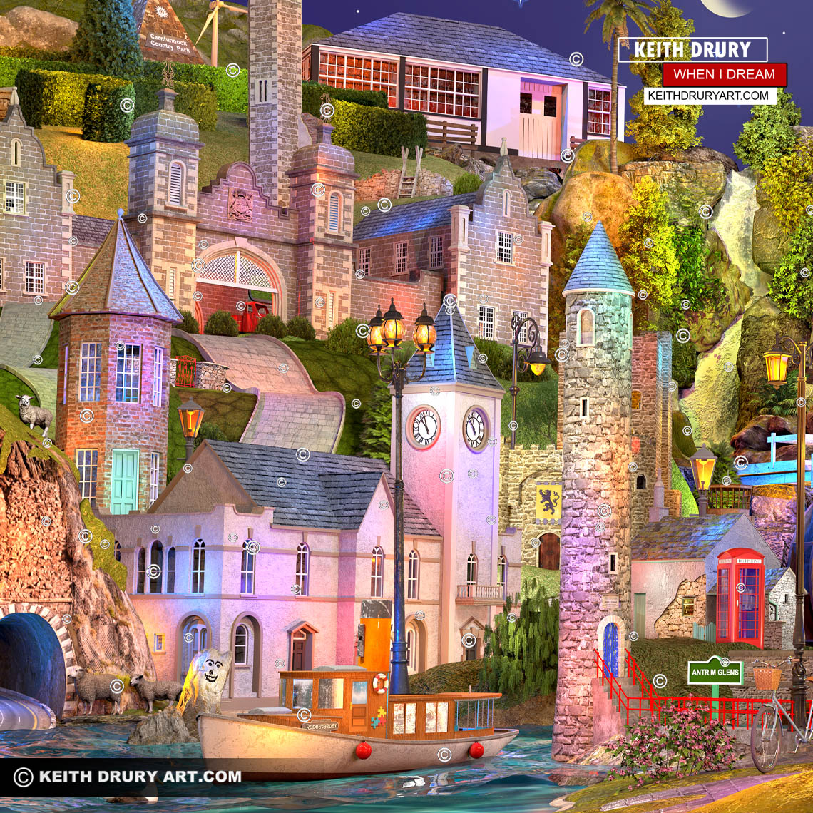Keith Drury Art: World’s most colourful art. Taking the UK by storm.